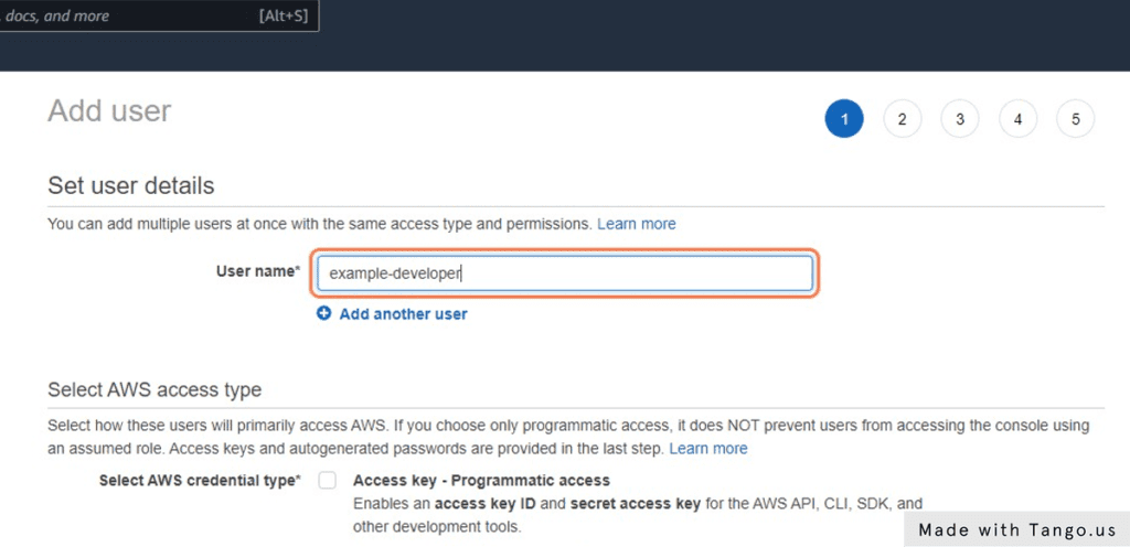 Creating An IAM User For Third Party Developers | AllCode